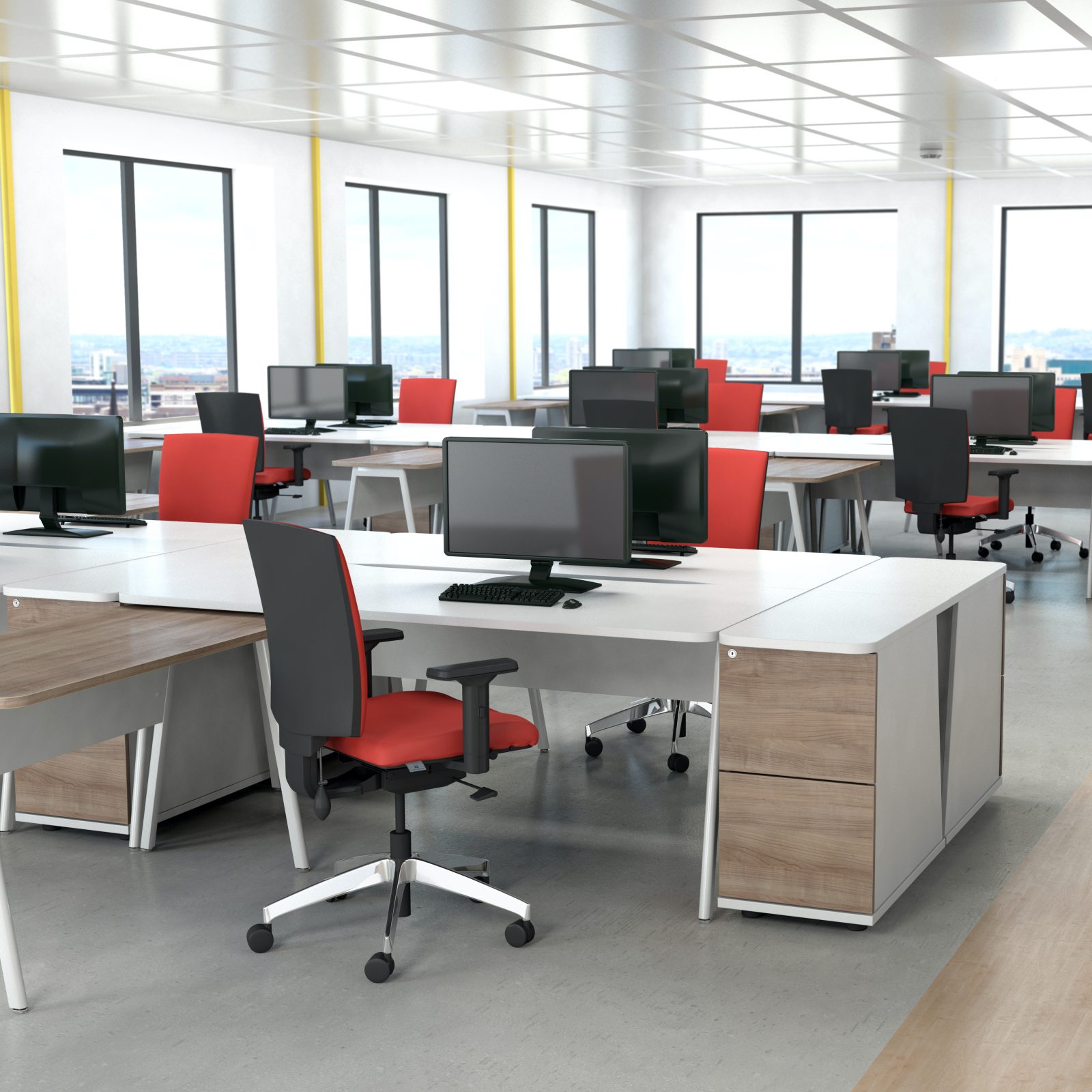 Desk table systems | HSI Office Furniture | Reading, London, South East