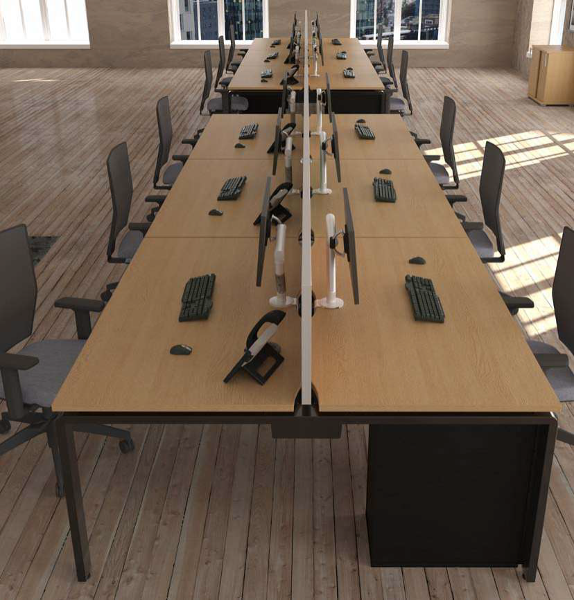 Bench desk systems | HSI Office Furniture | Reading, London & South East