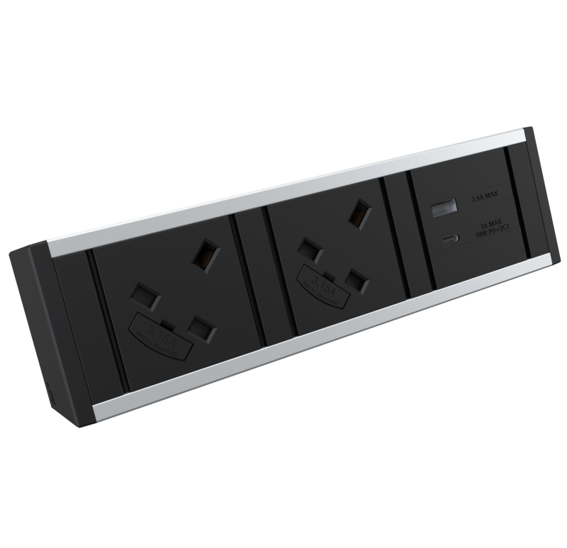 Linear power modules | HSI Office Furniture | Reading, London, South East