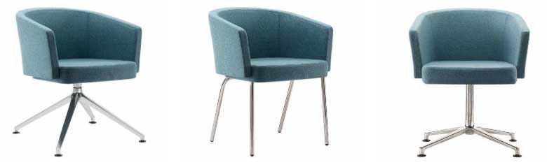 Modern alternatives to traditional meeting chairs